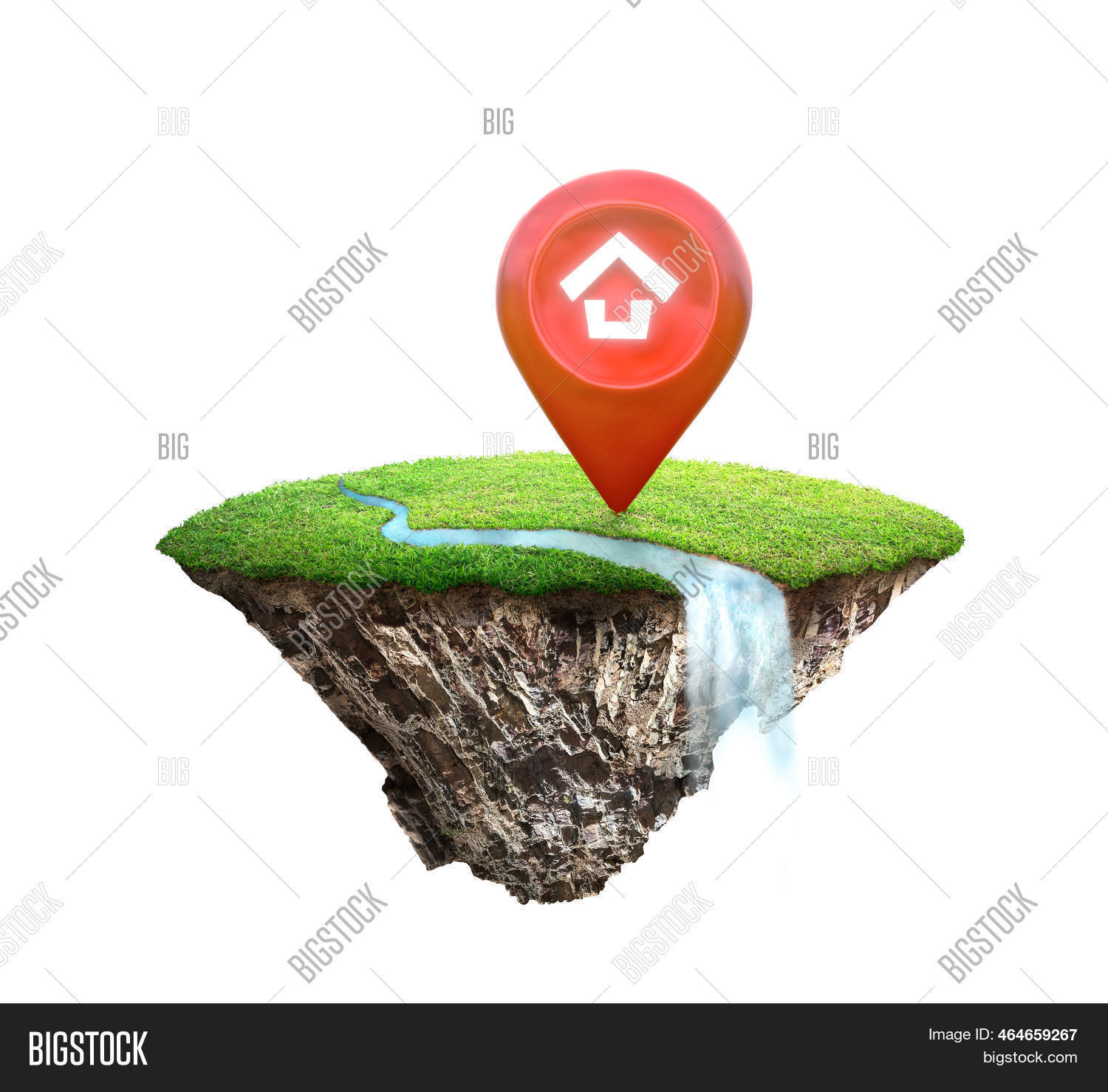 House Symbol Location Image & Photo (Free Trial) | Bigstock