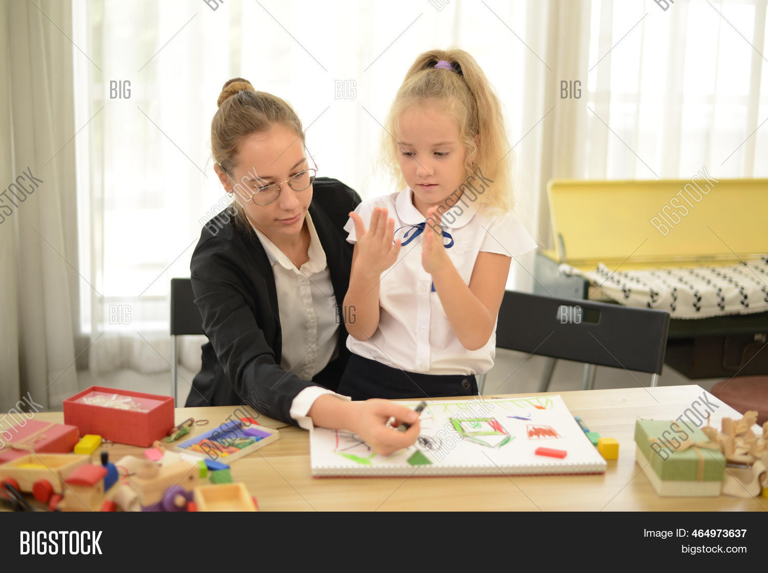 Teacher Teaching Young Image & Photo (Free Trial) | Bigstock