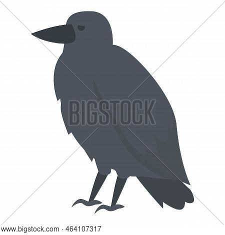 Cute Raven Icon Vector & Photo (Free Trial) | Bigstock
