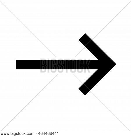 Thin Straight Arrow Vector & Photo (Free Trial) | Bigstock