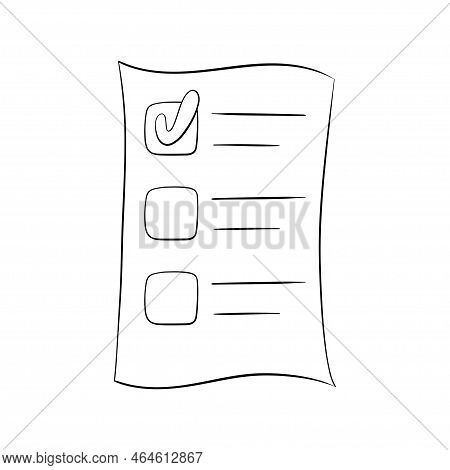 Quiz Test Doodle Vector & Photo (Free Trial) | Bigstock