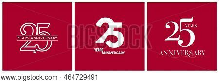 25 Years Anniversary Vector & Photo (Free Trial) | Bigstock