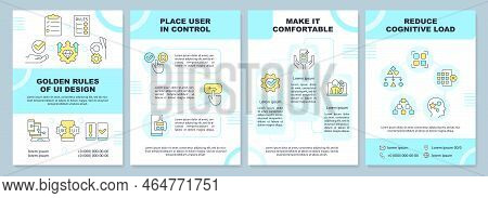 Golden Rules Ui Blue Vector & Photo (Free Trial) | Bigstock