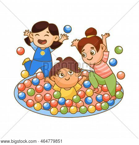 Children Playing Pool Vector & Photo (Free Trial) | Bigstock