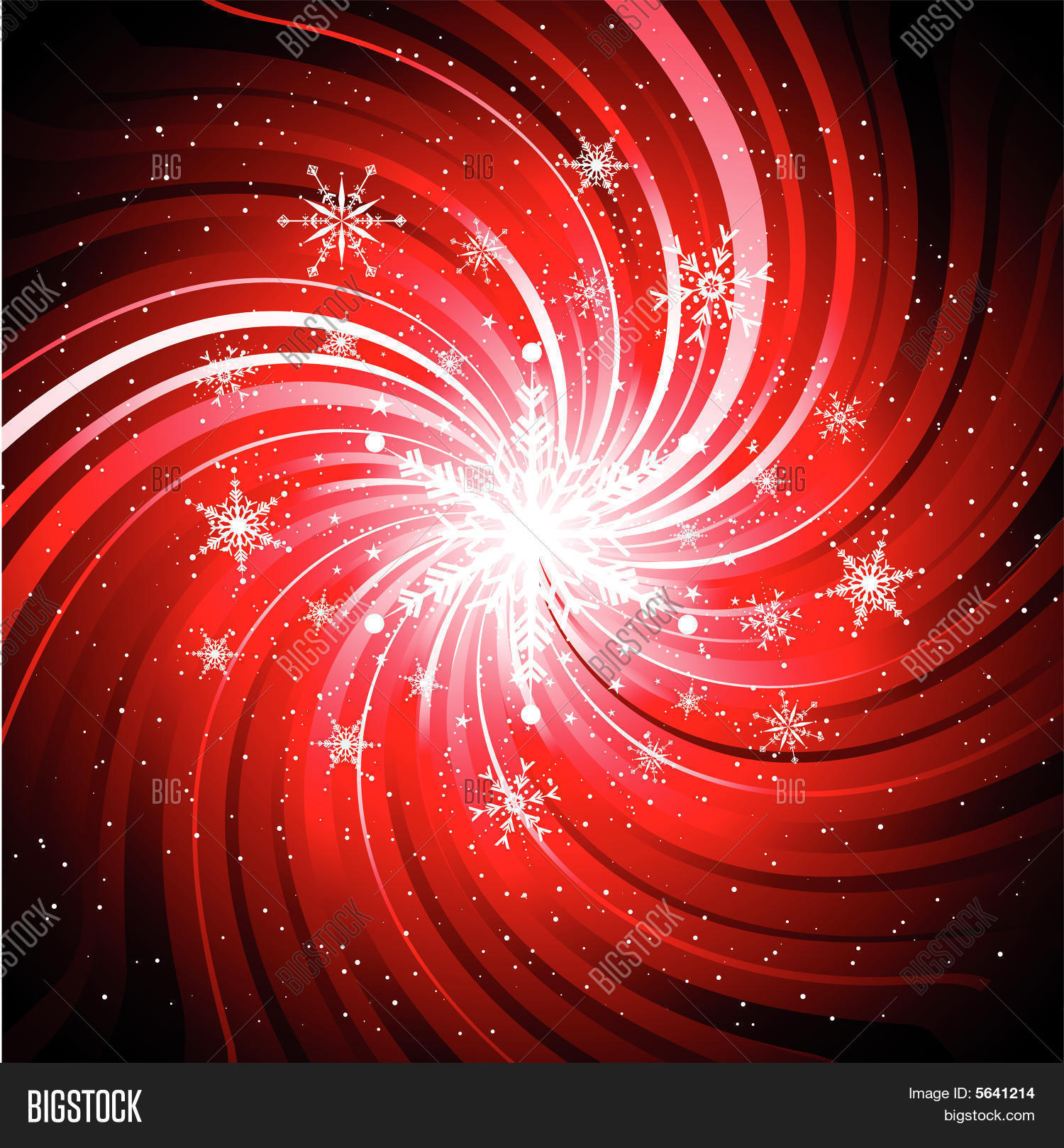 Snowflake Swirl Vector & Photo (Free Trial) | Bigstock