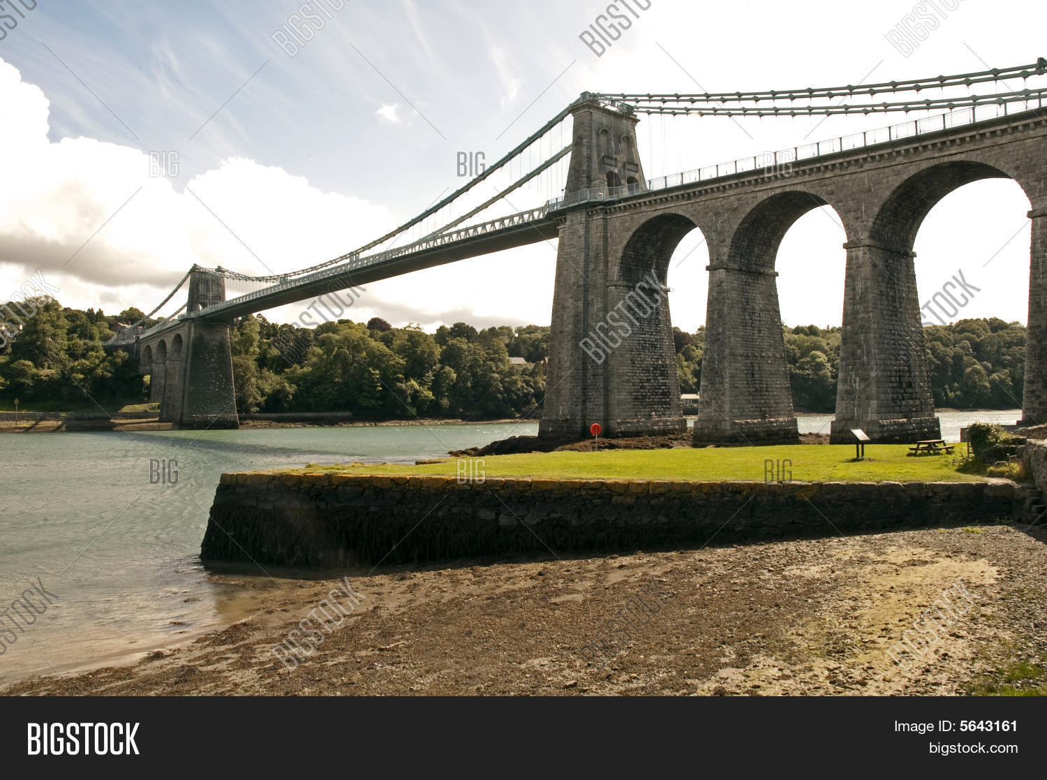 Menai Bridge Landscape Image & Photo (Free Trial) | Bigstock