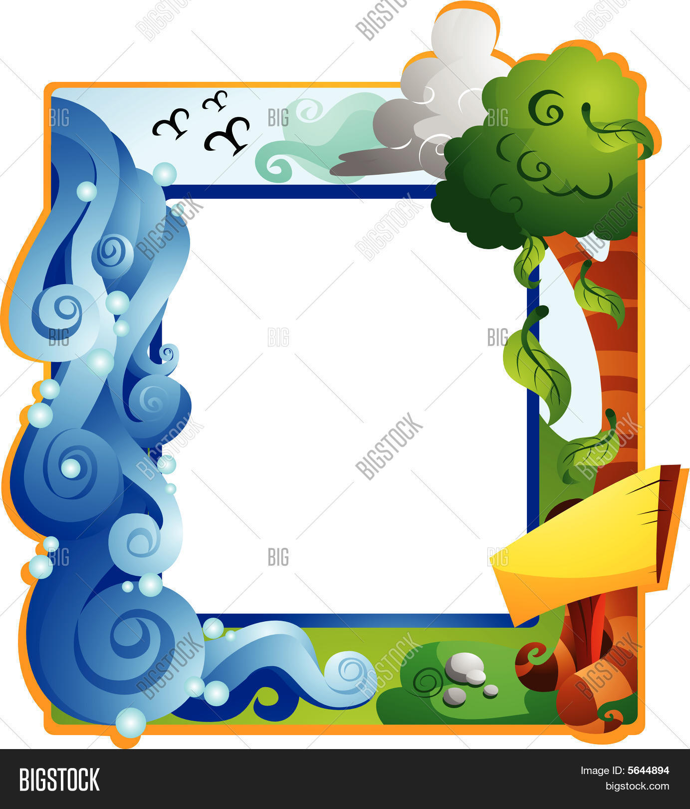 Nature Frame Vector & Photo (Free Trial) | Bigstock