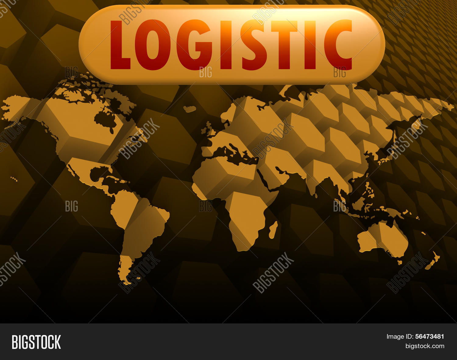 Logistic World Map Image & Photo (Free Trial) | Bigstock