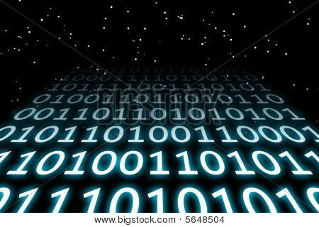 Binary Space - Stock Image - Everypixel