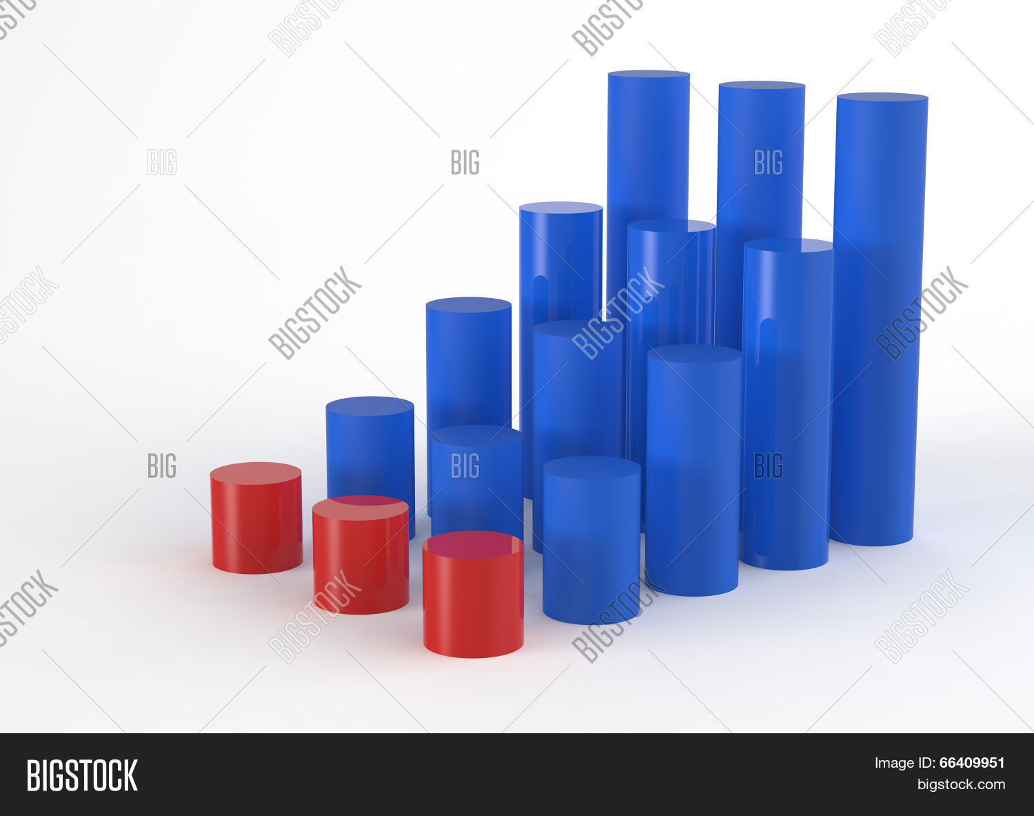 3D Bar Chart Chart Image & Photo (Free Trial) | Bigstock