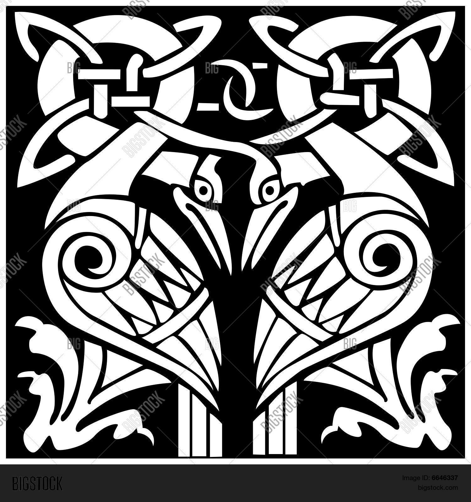 Celtic Viking Bird Vector & Photo (Free Trial) | Bigstock