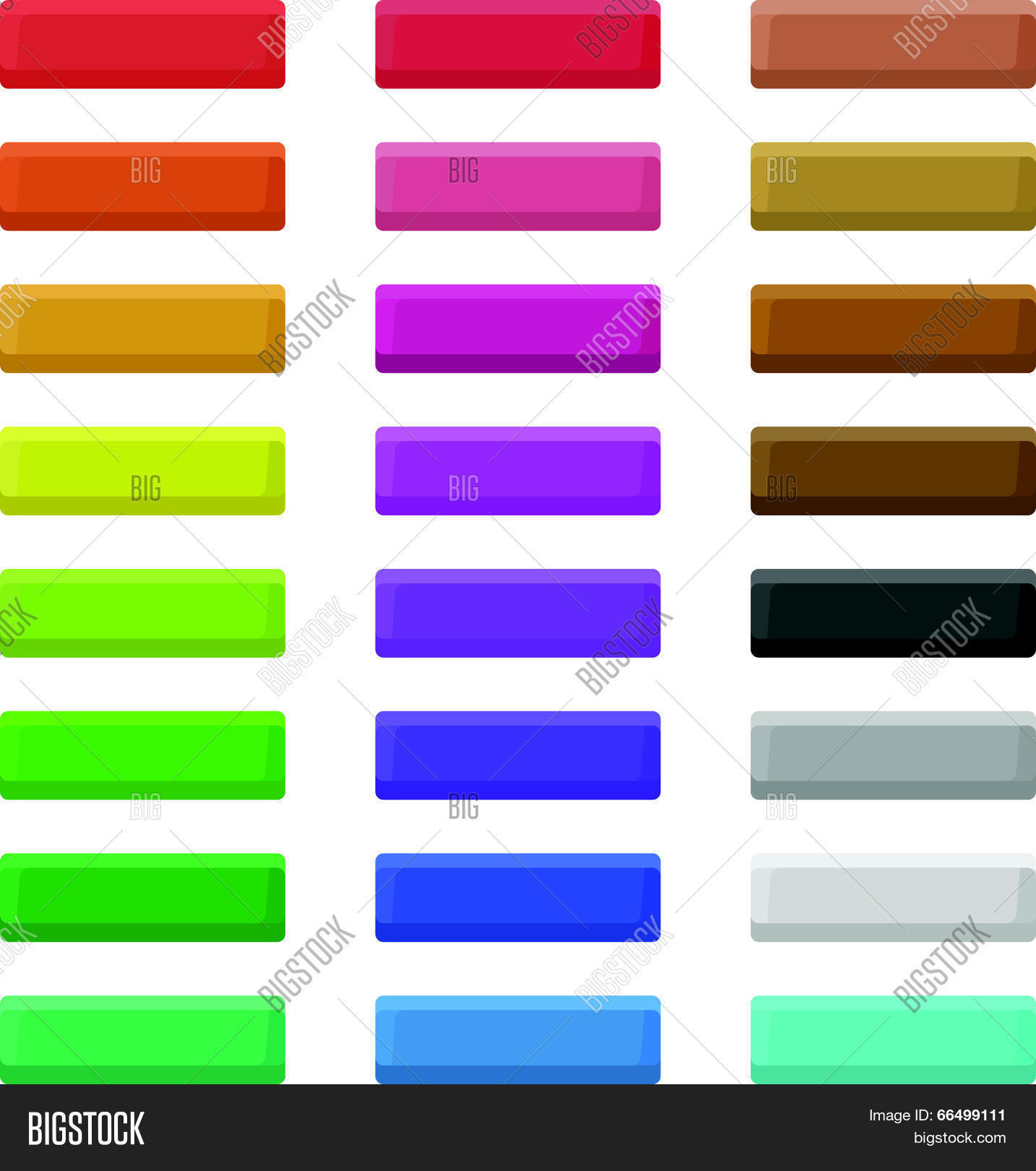 Flat Web Buttons Vector & Photo (Free Trial) | Bigstock