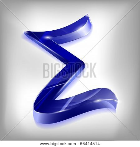 Letter Greek Sigma Vector & Photo (Free Trial) | Bigstock