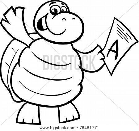 Turtle Mark Coloring Vector & Photo (Free Trial) | Bigstock