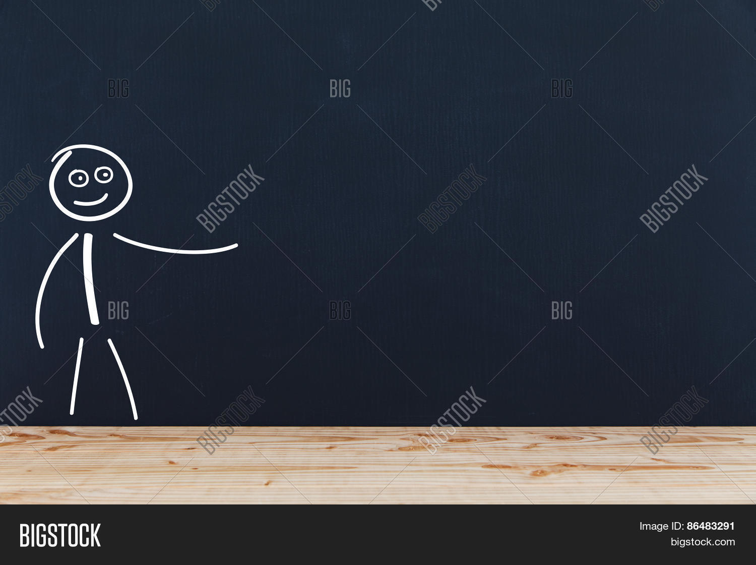 Stick Figures On Black Image & Photo (Free Trial) | Bigstock