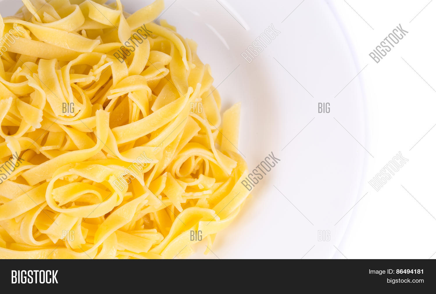 Pasta On Plate Image & Photo (Free Trial) | Bigstock