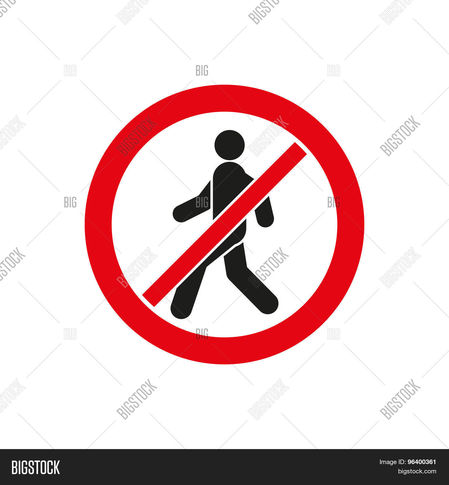 No Entry Icon. Vector & Photo (Free Trial) | Bigstock