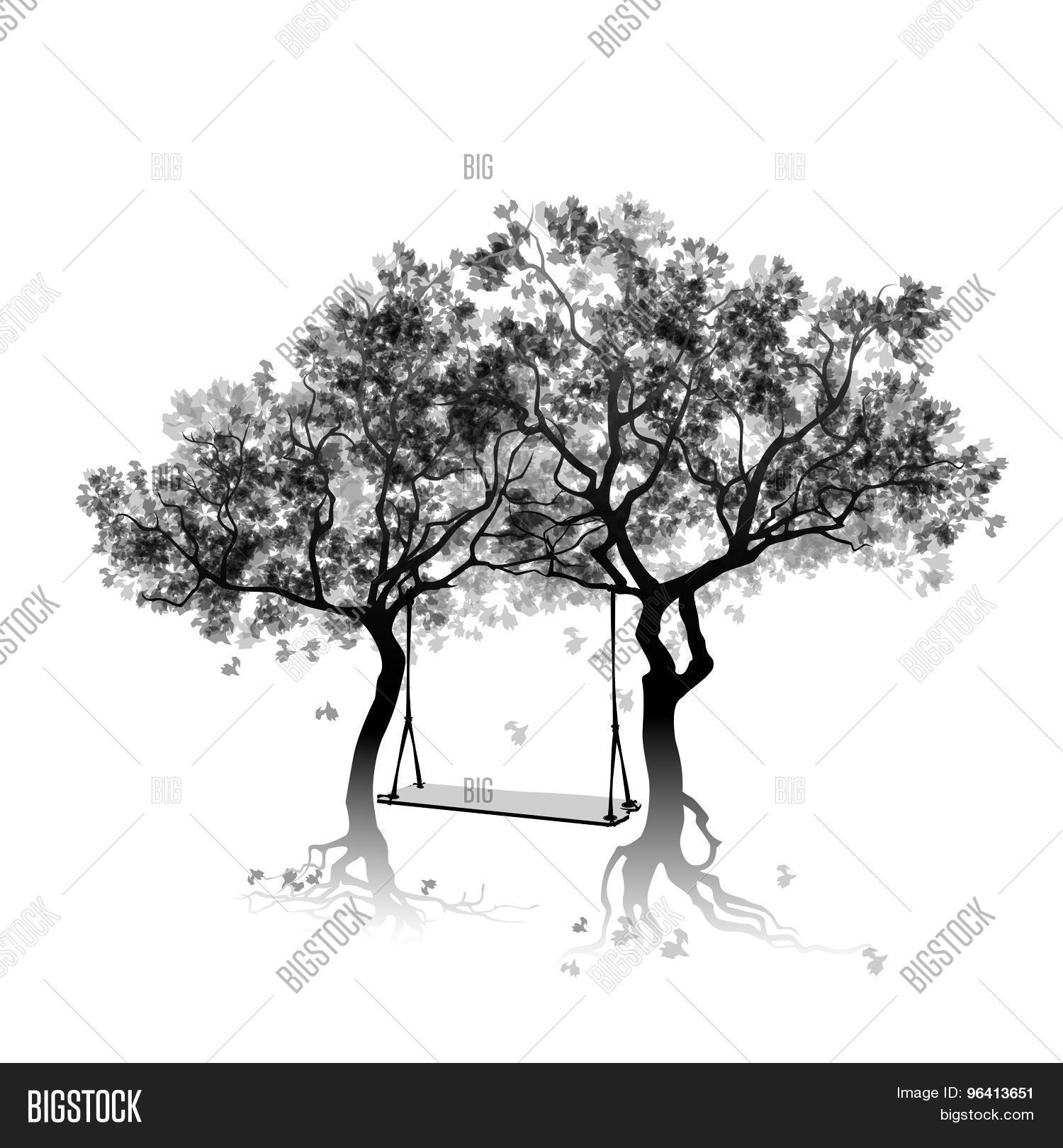 Silhouette Trees Vector & Photo (Free Trial) | Bigstock