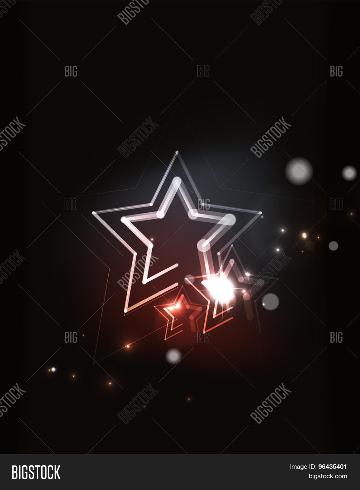 Glowing Star Blending Vector & Photo (Free Trial) | Bigstock