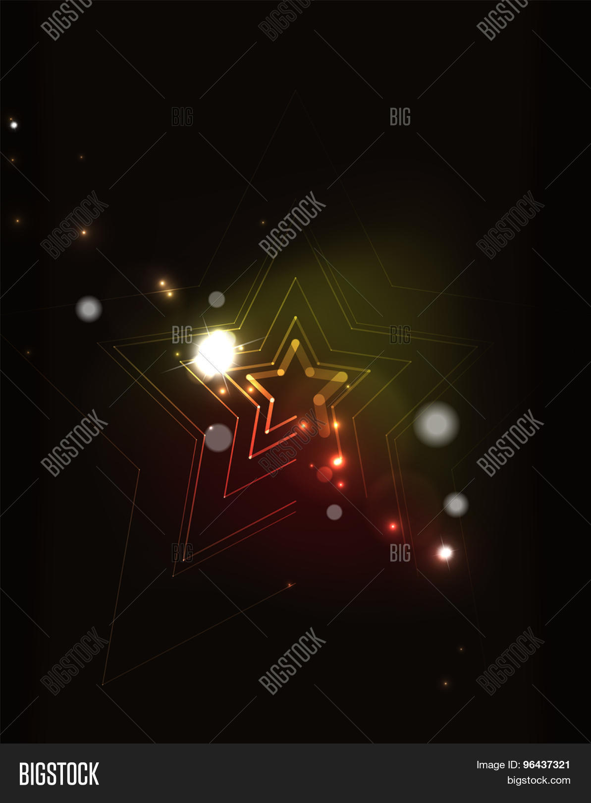 Glowing Star Blending Vector & Photo (Free Trial) | Bigstock