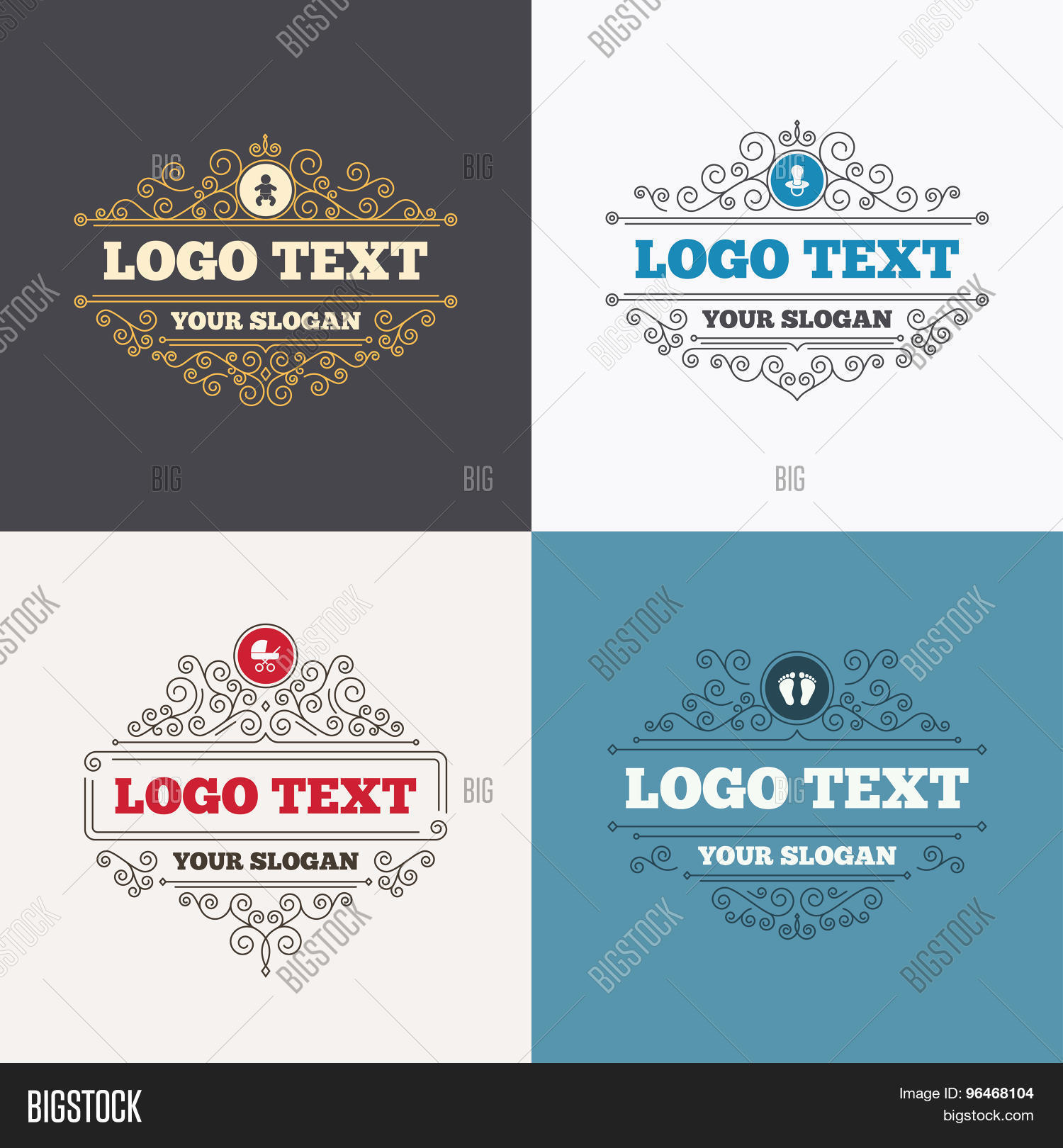 Baby Infants Icons. Vector & Photo (Free Trial) | Bigstock