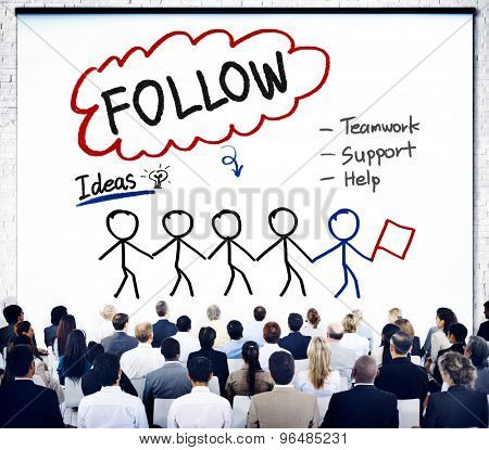 Follow Support Ideas Image & Photo (Free Trial) | Bigstock