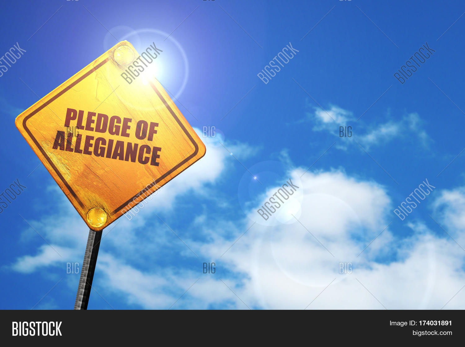 Pledge Allegiance, 3D Image & Photo (Free Trial) | Bigstock