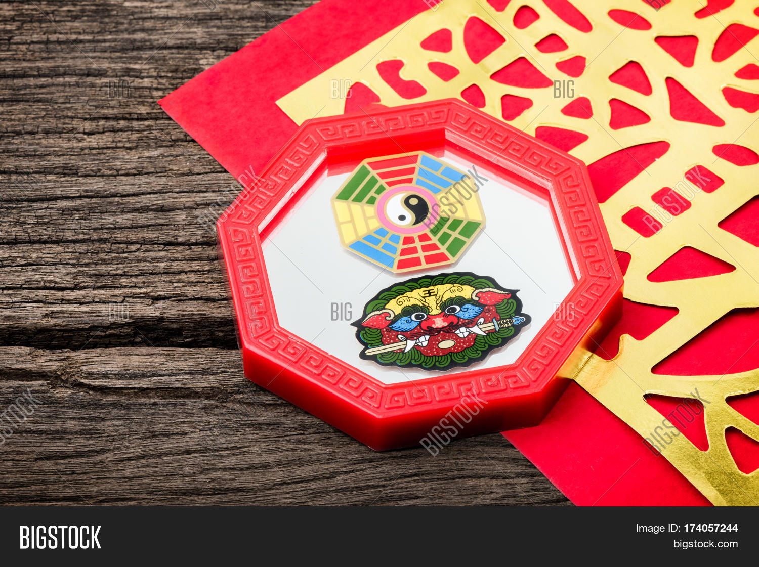Feng Shui Bagua Mirror Image & Photo (Free Trial) | Bigstock