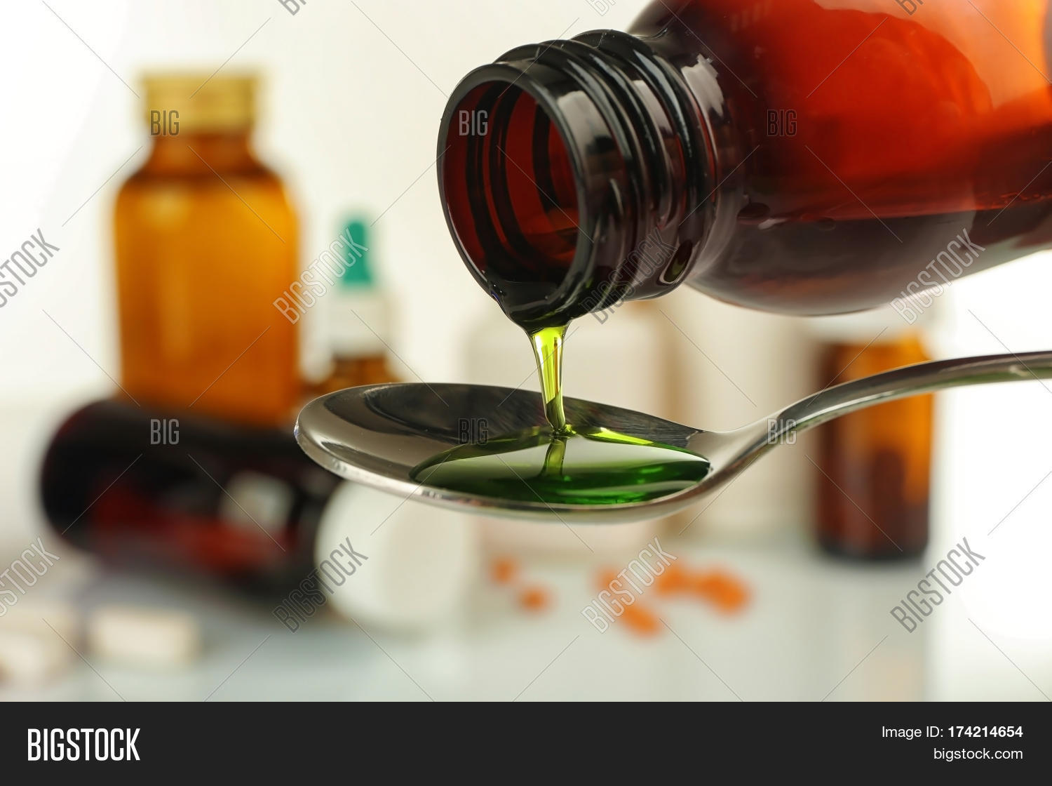 Pouring Cough Syrup Image & Photo (Free Trial) | Bigstock