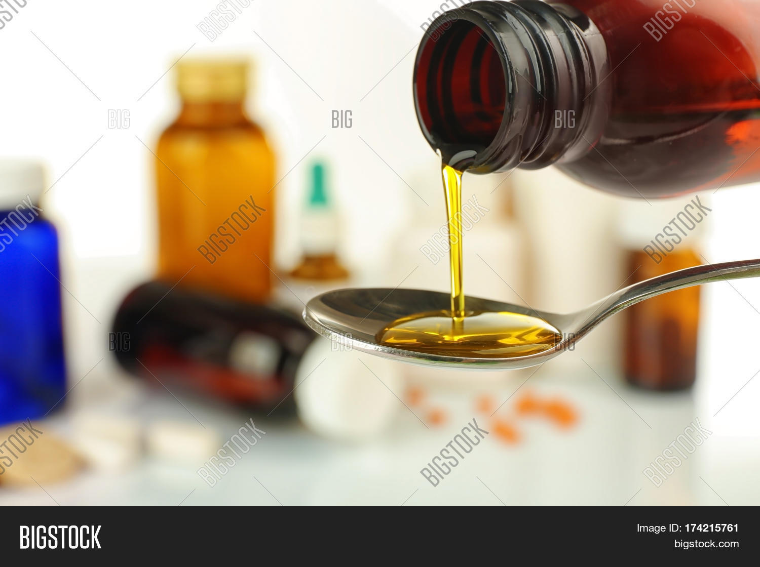 Pouring Cough Syrup Image & Photo (Free Trial) | Bigstock