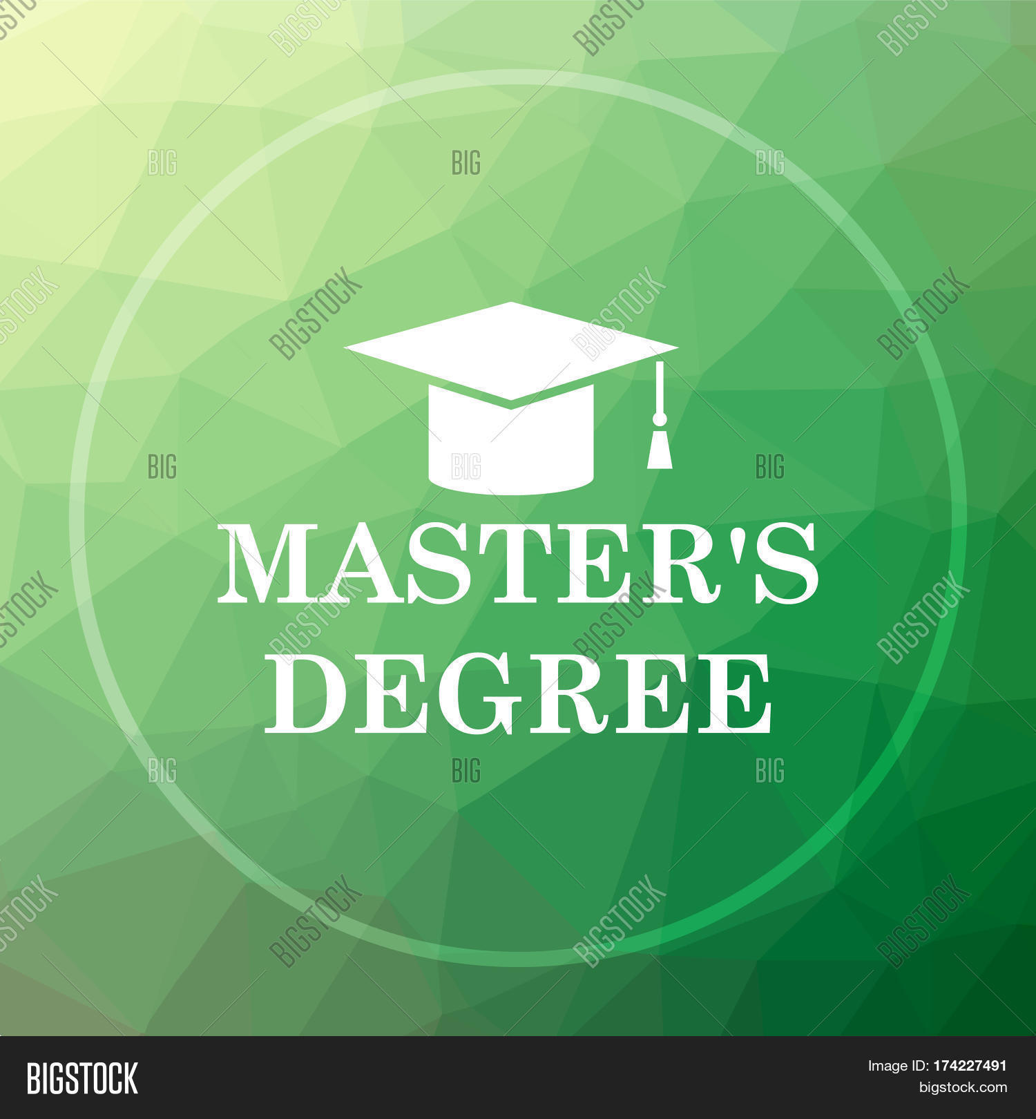 Master's Degree Icon Image & Photo (Free Trial) | Bigstock