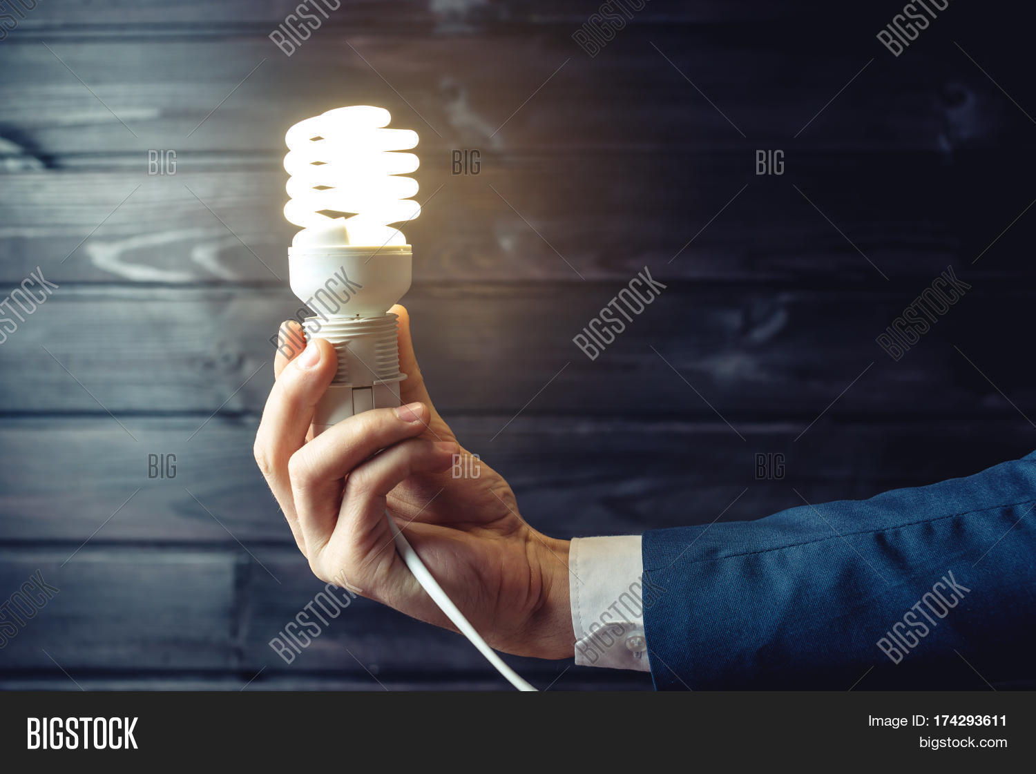 Hand Holds Glowing Image & Photo (Free Trial) | Bigstock