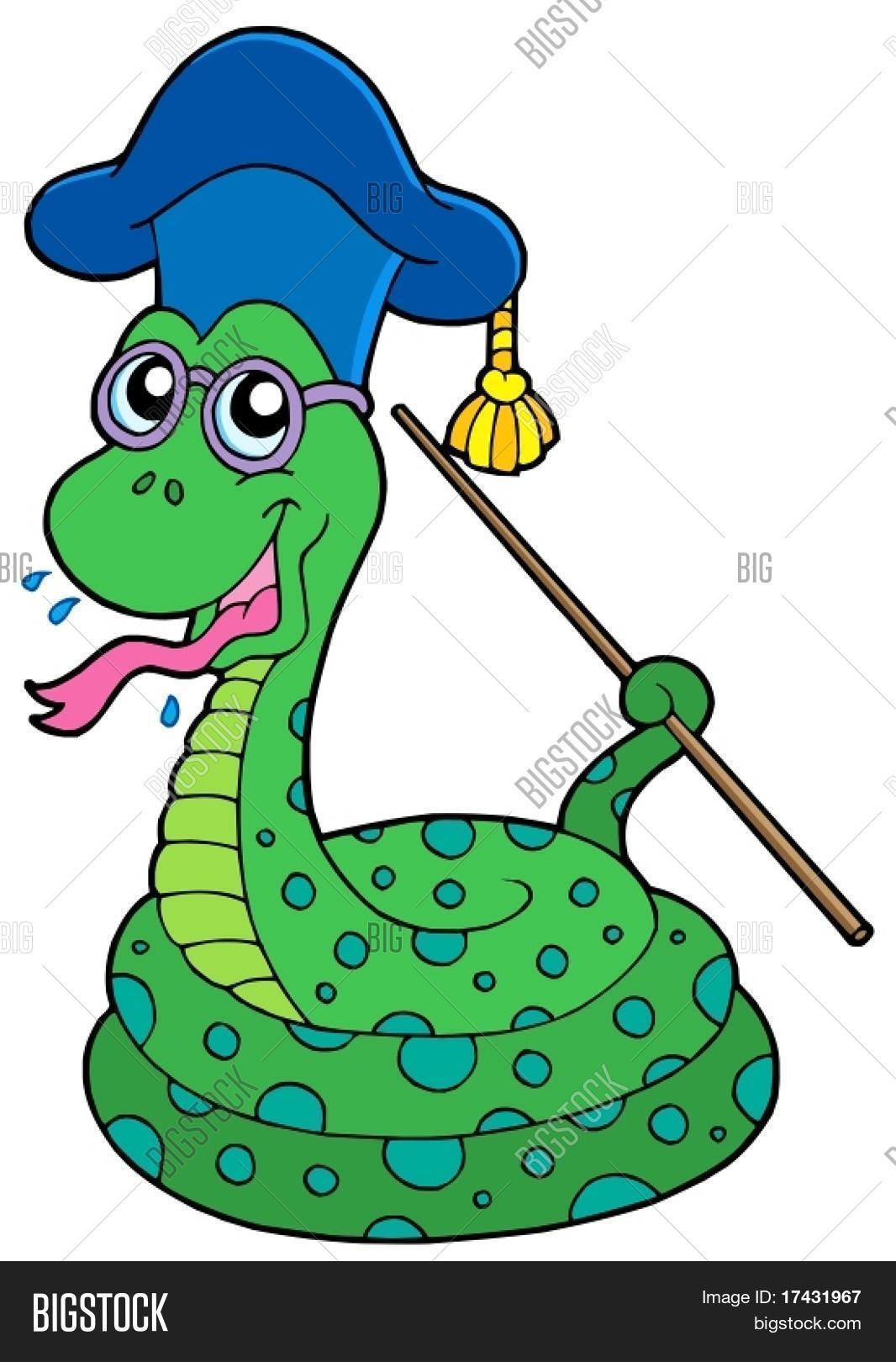 Snake Teacher - Vector & Photo (Free Trial) | Bigstock