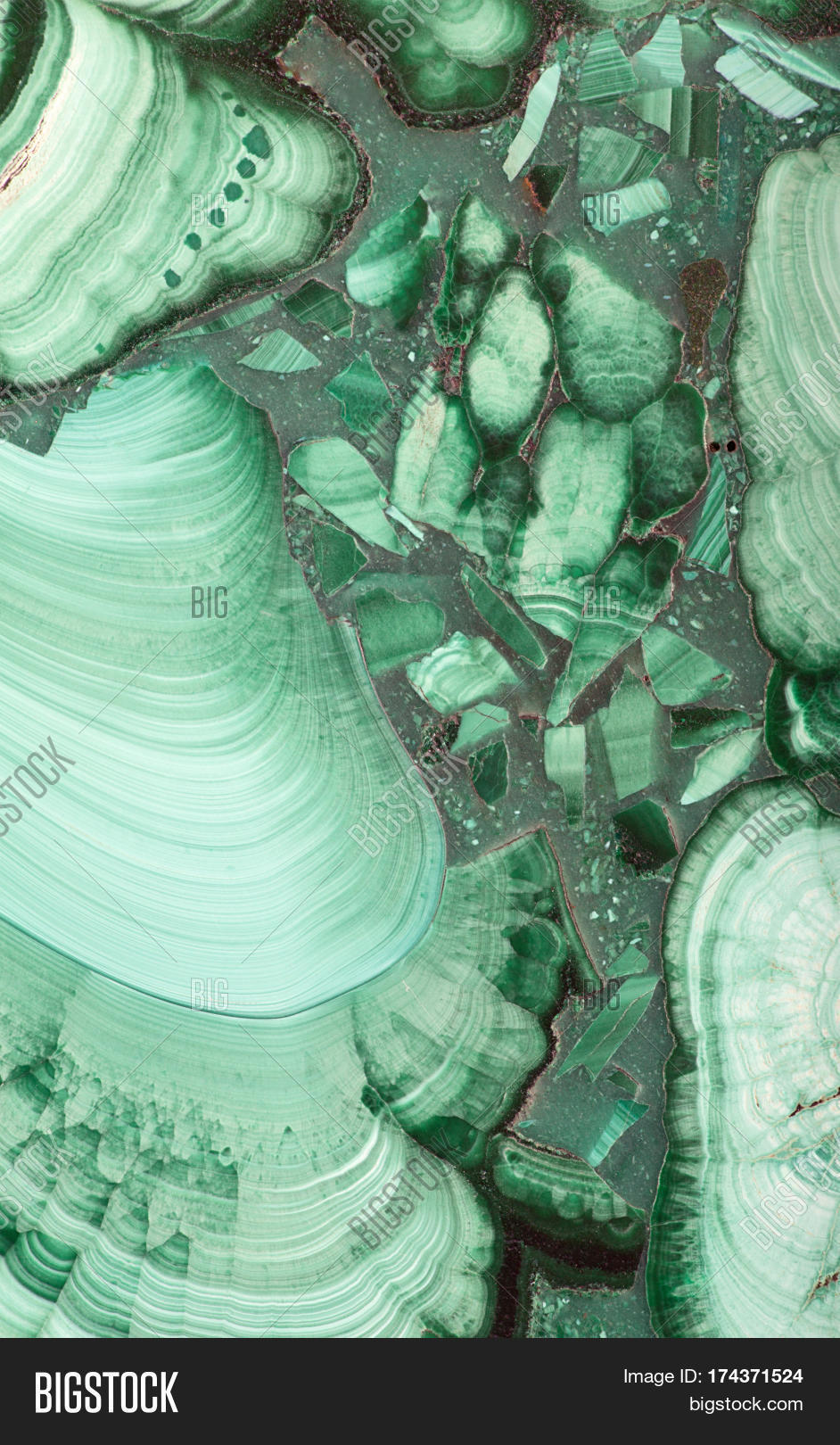 Green Malachite Stone Image & Photo (Free Trial) | Bigstock