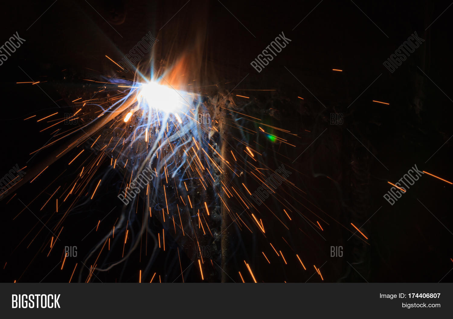 Metal Welding Sparks, Image & Photo (Free Trial) | Bigstock