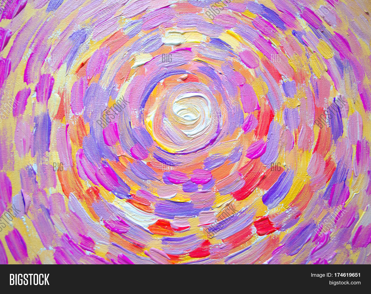 Abstract Painting Sun Image & Photo (Free Trial) | Bigstock