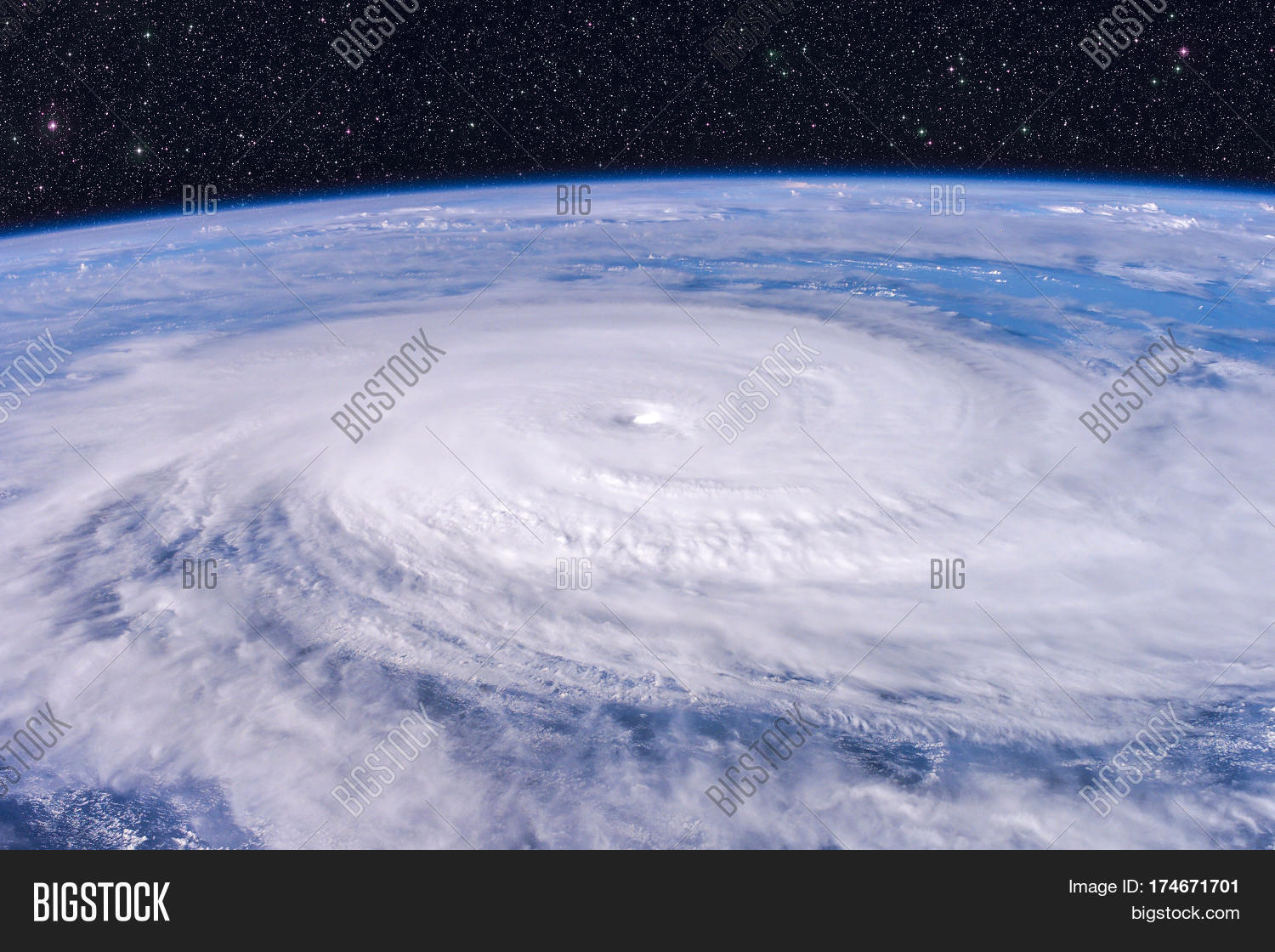 Typhoon Over Planet Image & Photo (Free Trial) | Bigstock