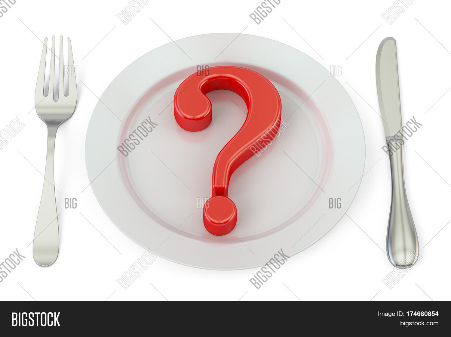Plate Question Mark Image & Photo (Free Trial) | Bigstock