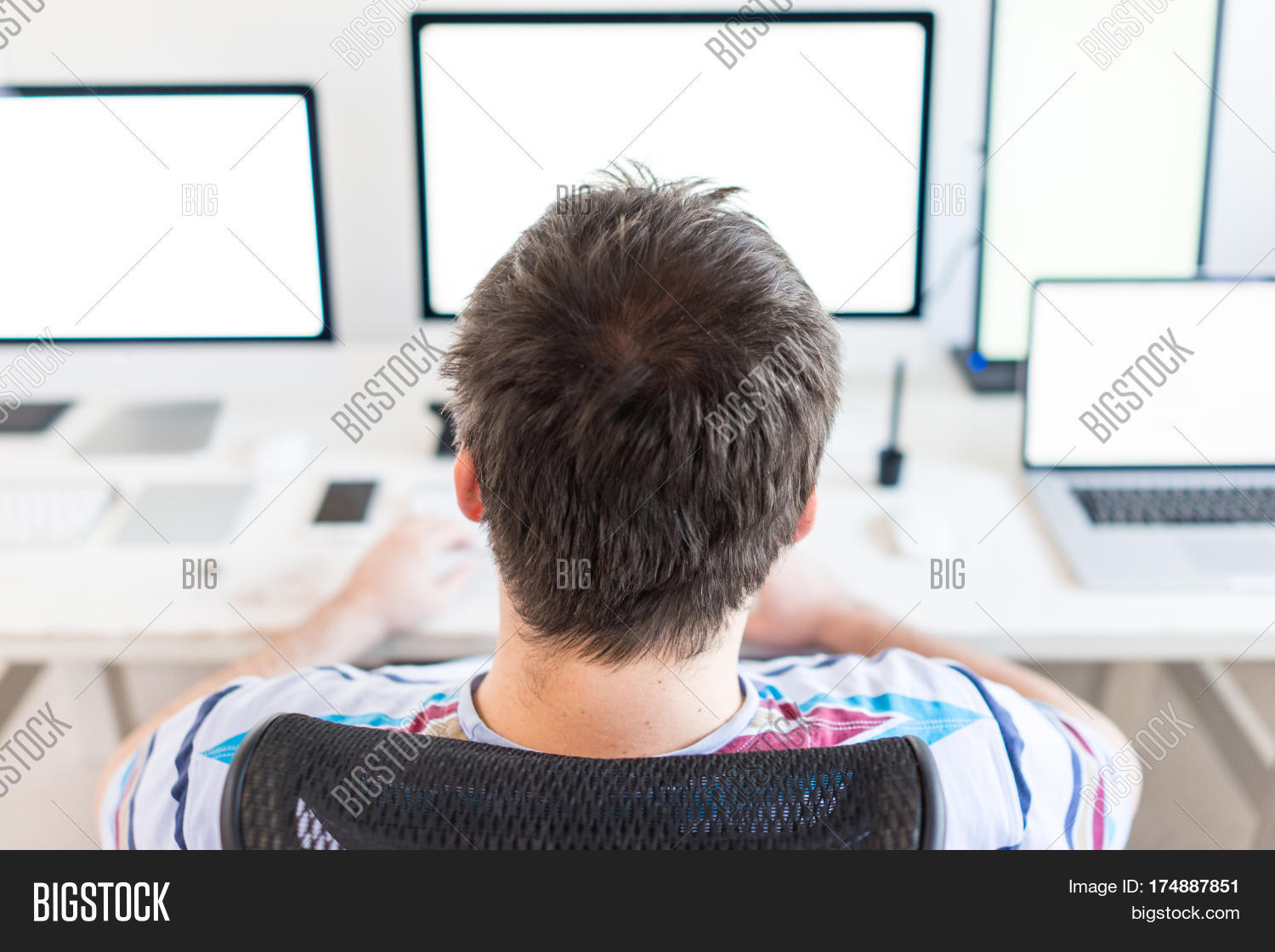 Designer Worker On Image & Photo (Free Trial) | Bigstock