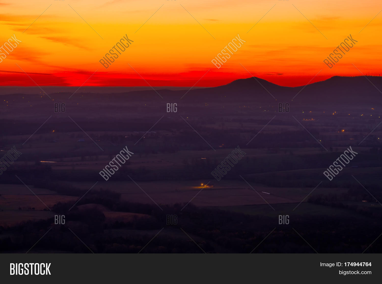 Predawn Sunrise Just Image & Photo (Free Trial) | Bigstock