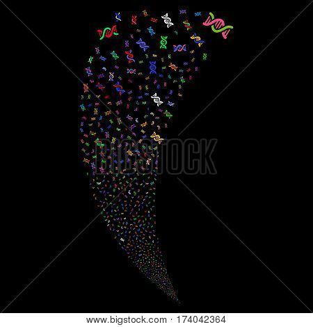 DNA Spiral Random Vector & Photo (Free Trial) | Bigstock