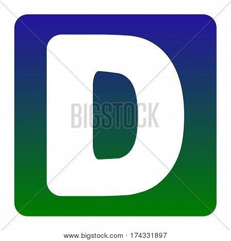 Letter D Sign Design Vector & Photo (Free Trial) | Bigstock