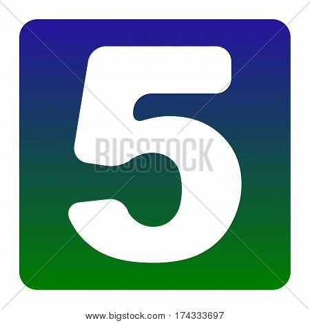 Number 5 Sign Design Vector & Photo (Free Trial) | Bigstock