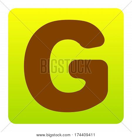 Letter G Sign Design Vector & Photo (Free Trial) | Bigstock