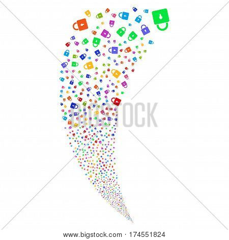 Lock Random Fireworks Vector & Photo (Free Trial) | Bigstock