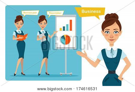 Set Business Woman Image & Photo (Free Trial) | Bigstock