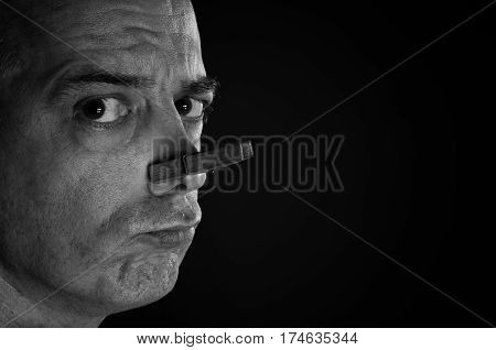 Clothespin On His Nose Image & Photo (Free Trial) | Bigstock