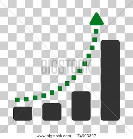 Bar Chart Trend Icon Vector & Photo (Free Trial) | Bigstock