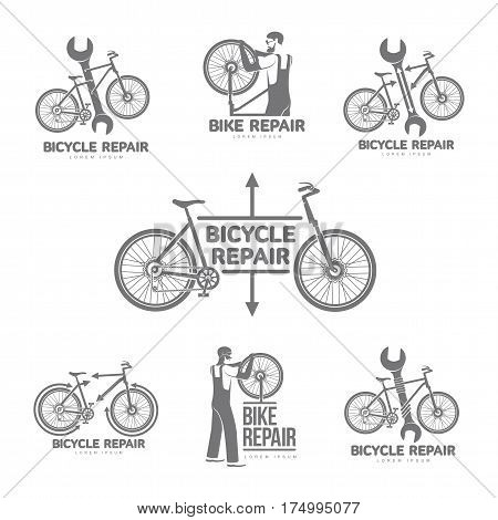 Bicycle Repair Vector & Photo (Free Trial) | Bigstock