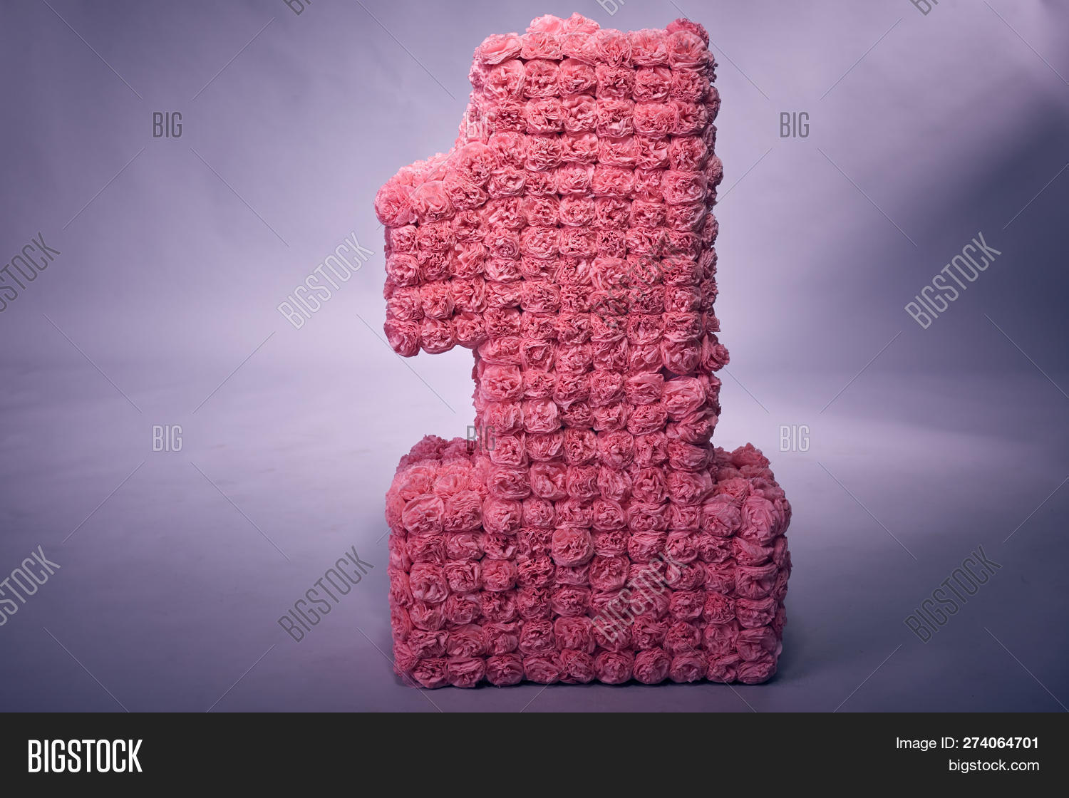 Figure Number One Pink Image & Photo (Free Trial) | Bigstock